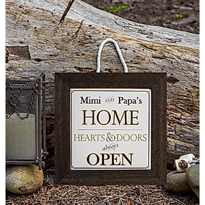 The Grandparent Gift Co.: Mimi & Papa Home Sign