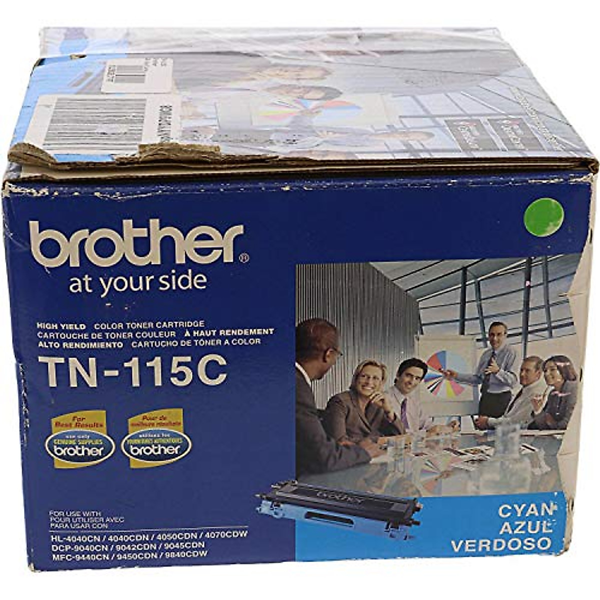 Brother Tn115c High-Yield Toner Cartridge, Cyan - in Retail Packaging