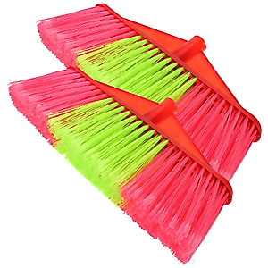2pcs Plastic Broom Head 2pcs Broom Head for Broom Floor Broom Head Broom Part for Clean Broom Head for Clean Cleaning Broom Replacement Cleaning Broom Head Kitchen Accessory