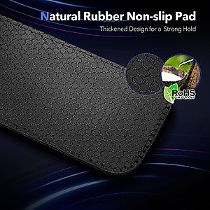 Gimars Ergonomic Gaming TKL Keyboard Wrist Rest, Memory Foam Wrist Support with Stitched Edge, Anti-Slip Tenkeyless Keyboard Wrist Pad for Office, Gaming, Computer PC Laptop