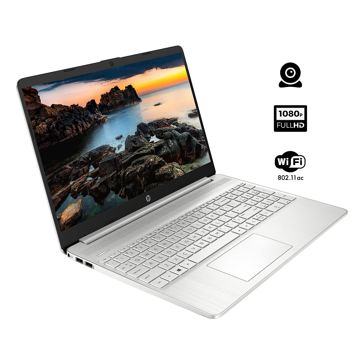 HP 2022 Newest 15 Laptop - Ryzen 5, 12GB RAM, Full HD Display