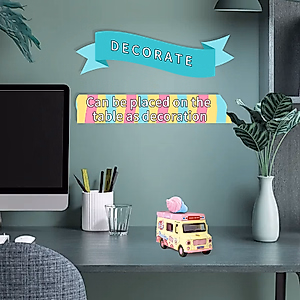 Liphontcta Toy Cars,Creative Decorative Models of Car Food Trucks Garden Sculpture Outdoor Decoration