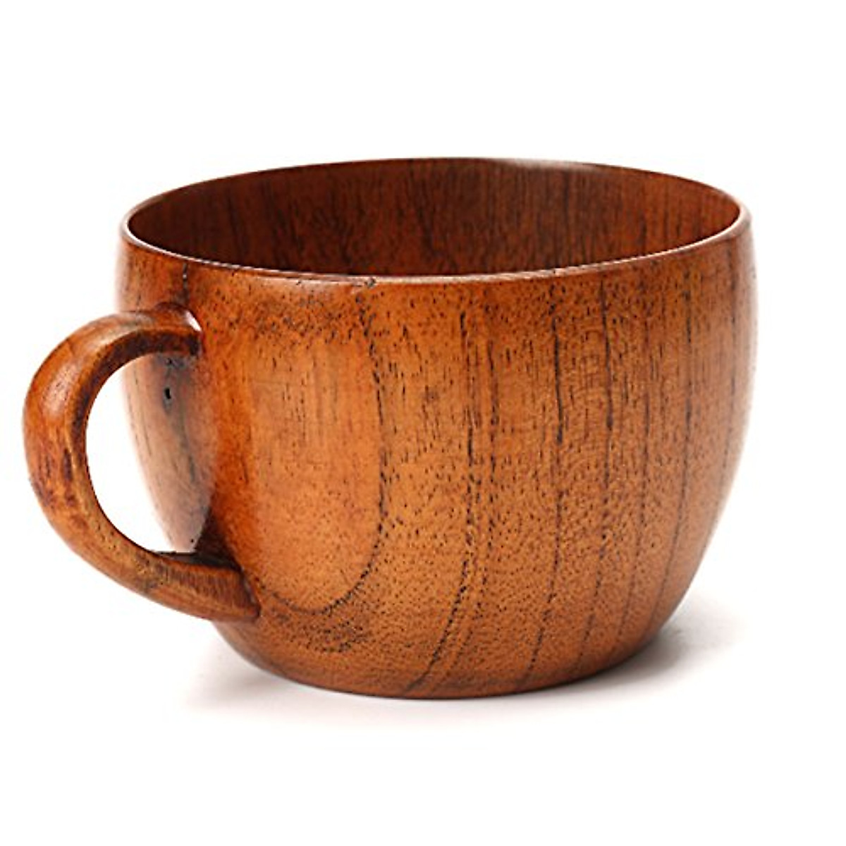 Emoyi Wood Coffee Mug Wooden Mug Tea Cup 100ml,Set of 2