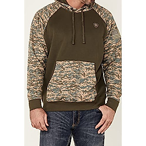 Ariat Male Patriot Hoodie Sage Camo X-Large