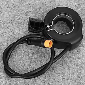Electric Scooter Thumb Throttle, EBike Speed Control Finger Throttle Accelerator with Waterproof Connector for Electric Scooters EBike