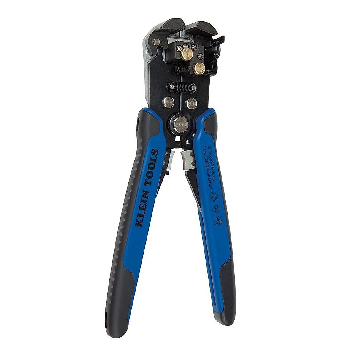 Klein Tools 11063W Wire Cutter/Wire Stripper, Heavy Duty Wire Stripper Tool & 11061 Wire Stripper/Wire Cutter for Solid and Stranded AWG Wire, Heavy Duty Kleins are Self Adjusting