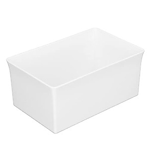 Zerodis Storage Box, Plastic Desktop Storage Box Plastic Storage Bin Tote Multifunction Dustproof Storage Box Organizing Container with Lid for Home Desktop(#1)