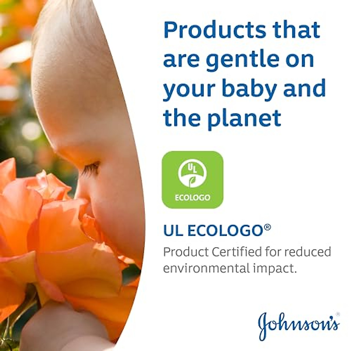 Johnson's CottonTouch Newborn Baby Wash & Shampoo with No More Tears, Sulfate-, Paraben- Free for Sensitive Skin, Made with Real Cotton, Gently Washes Away Dirt & Germs, 13.6 fl. oz, Pack of 3