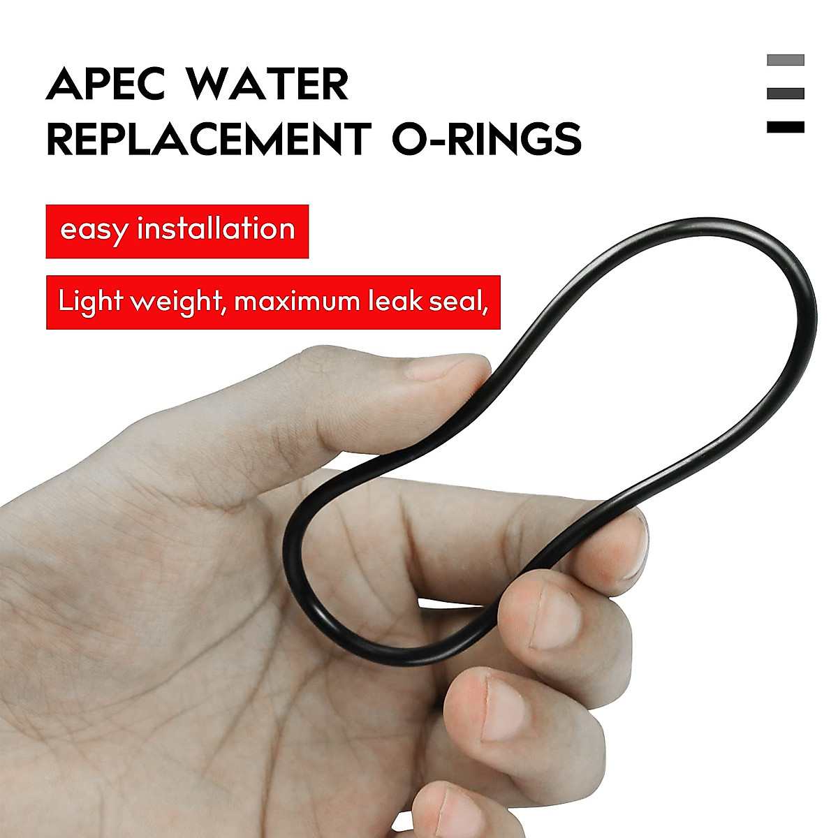 3.5" Replacement O-Ring For Compatible wirh Reverse Osmosis Water Filter Housings (3PCS）