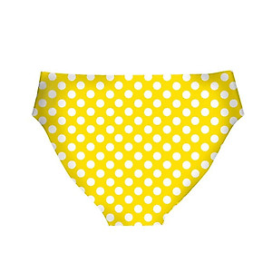 Dellukee Women's Breathable Hipster Underwear Brief Cool Strech Comfortable Bikini Panty Polka Dot