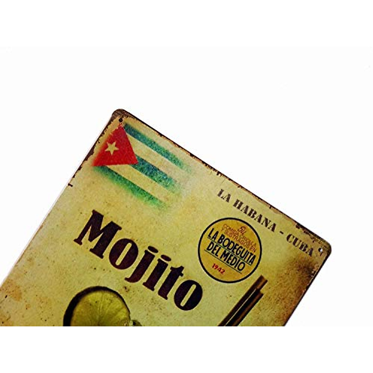 ERLOOD La Habana Cuba Mojito Drink Tin Sign Wall Retro Metal Bar Pub Poster Metal 12 X 8