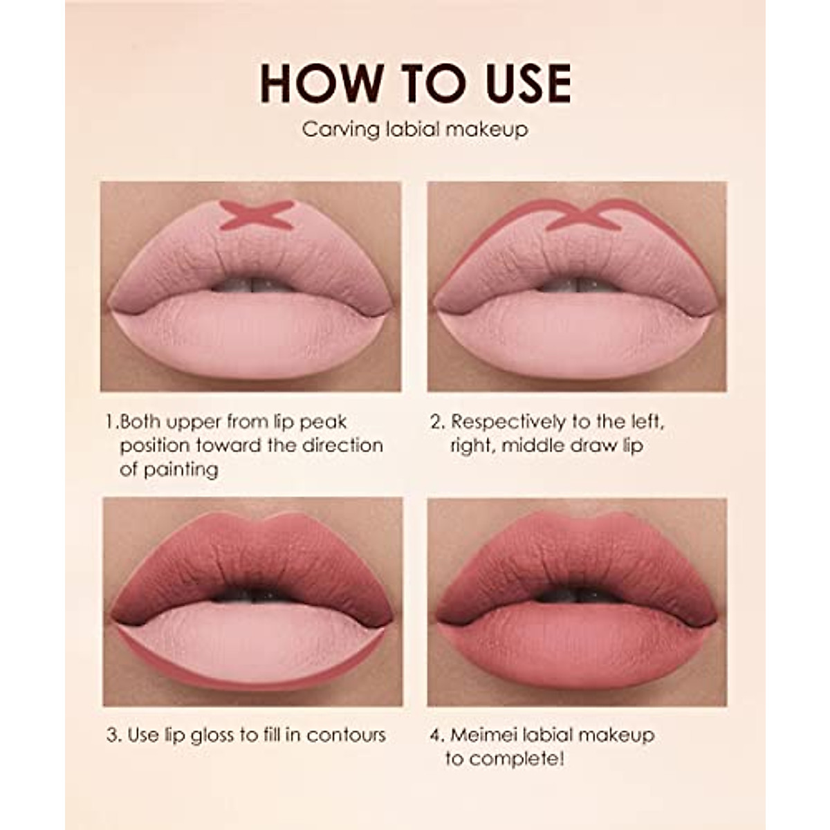 URQT 12pcs Lip Liner and Lipstick Makeup Set, 6 Velvety Matte Liquid Lipsticks + 6 Matching Smooth Lip Liner One Step Lips Makeup Kits Waterproof Long Lasting Matte Lipstick Gift Set