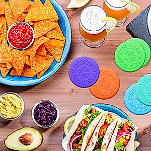 Potchen 20 Pack Dipping Cups with Lid, 2.5 oz Stainless Steel Dipping Sauce Cups, Condiment Containers with Lid, Freezer Cups with Leakproof Silicone Lid, Sauce Cups with Lid, Mini Food Storage Box