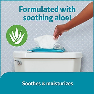 Medline, MSC263810, ReadyFlush Biodegradable Flushable Wipes, 8 x 12, 24 Wet Wipes, Pack Of 3, Sold As 1 Pack