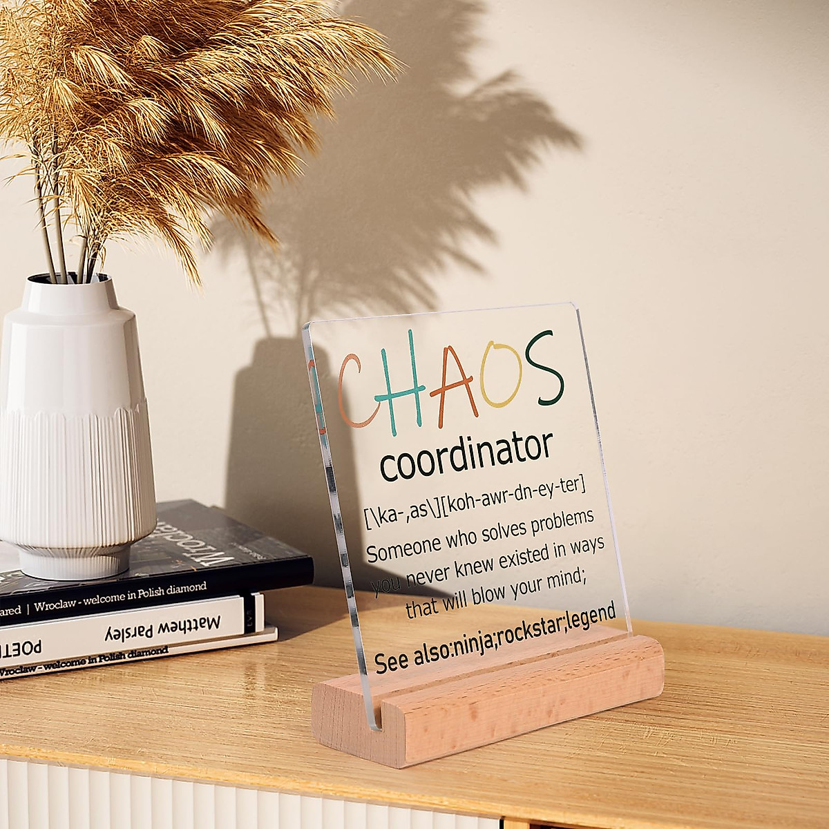 Chaos Coordinator Gifts for Women, Thank You Gifts for Women, Appreciation Gifts for Coworker Boss Lady, Teacher Gifts, Employee Appreciation Gifts, Anniversary, Birthday & Christmas Gift for Women