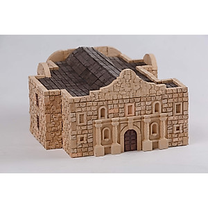 Wise Elk Toy Fort Alamo Construction Set, Real Plaster Bricks, Gypsum Reusable Building kit, 510 Pieces, Educational Gift (70491)