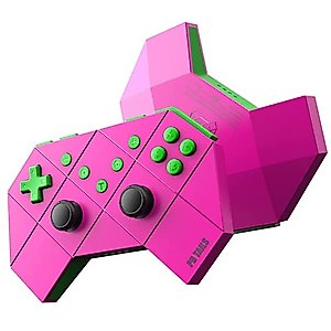 PB Tails CHOC Pink Switch Controller | Bluetooth Wireless Game Controller for Android, PC, STEAM, Raspberry Pi, Windows | Cute Switch Controller | Ideal Gaming Collectibles & Gaming Gift | Neon Pink