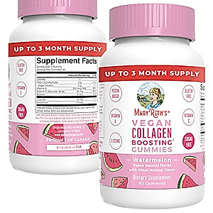 Collagen Boosting | Collagen Boosting Gummies | Skincare Supplement | Collagen Boost Supplements | Supplement for Hair Skin & Nails | Joint Support | Vegan | Non-GMO | Gluten Free | 90 Servings