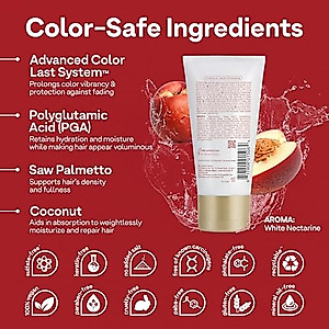 Colorproof Volume Conditioner for Women 1.7 Fl. Oz. Volume Conditioner, White Nectarine Scent, Travel Size Sulfate Free Conditioner