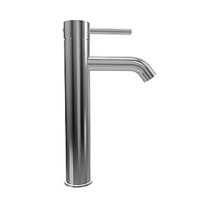 Ivanees Single Handle Bathroom Faucet, Hot & Cold Mixer Tap for Wash Basin, Bathroom Sink Faucet, Solid Brass Faucet, Chrome Finish, 1 Hole Deck Mounted Bath Faucet