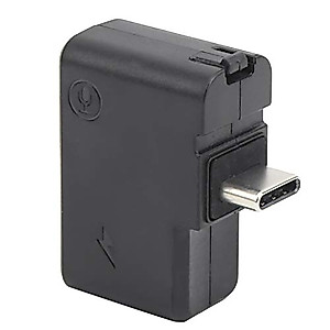 SALUTUY Camera Microphone Adapter, Charging Adapter Action Camera Mic Adapter Easy to Carry for Improve Video Sound Quality for ONE X2