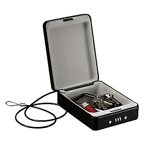 Sentry Safe Small Safe, Lock Box with Combination Lock for Office or Dorm, Ex: 2.6 in. H x 5.9 in. W x 8.0 in. D