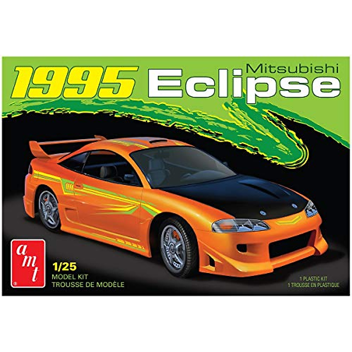 AMT 1995 Mitsubishi Eclipse 1:25 Scale Plastic Model Kit (AMT1089M)
