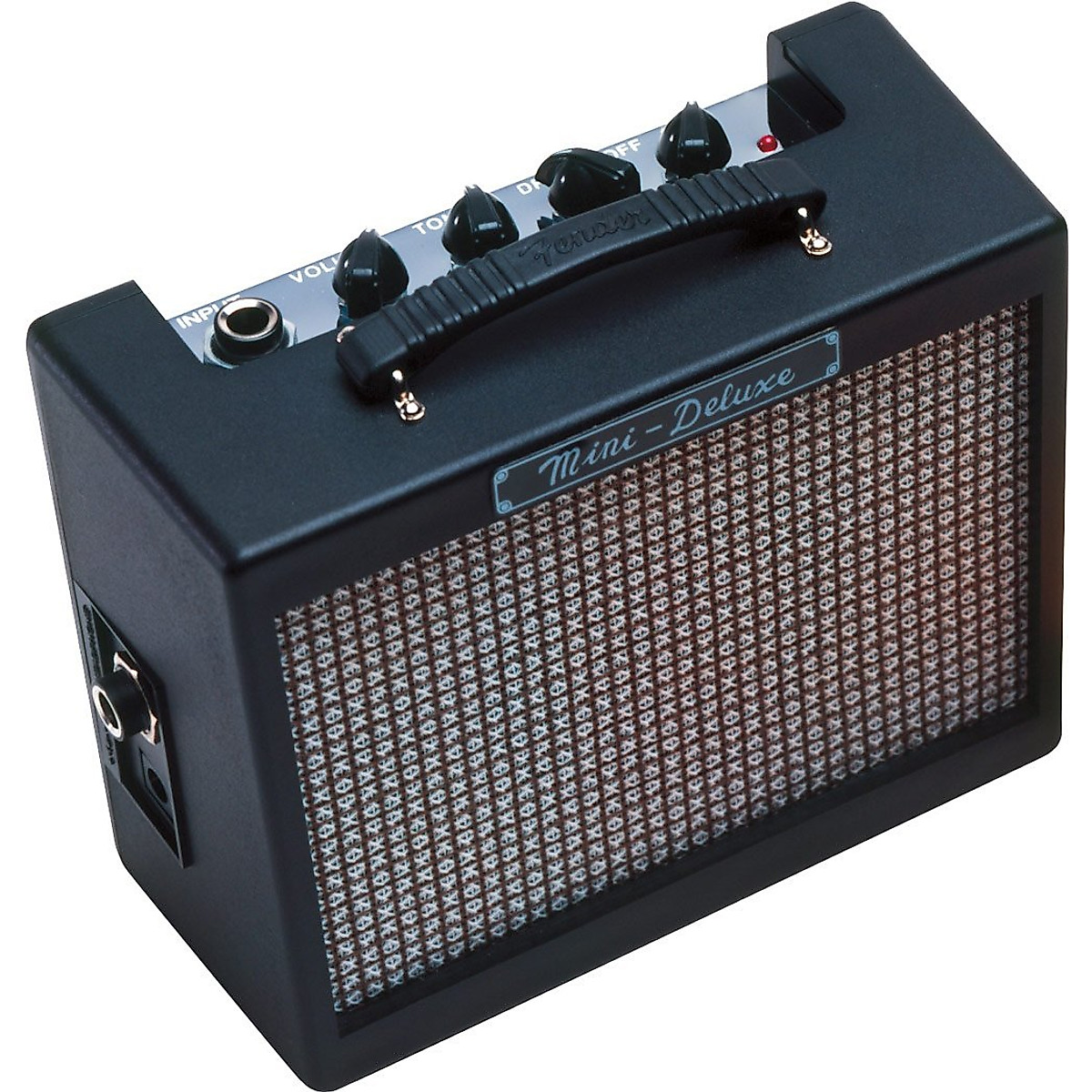 Fender Mini Deluxe Electric Guitar Amp, Portable Guitar Amp, 3 Watts, 7.48Dx11.42Wx3.54H Inches, Black