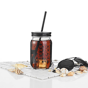 ALINK 100 Black Paper Straws, Biodegradable Disposable Drinking Straws Bulk for Party Supplies, Birthday, Wedding, Bridal/Baby Shower, Restaurant and Holiday Celebrations