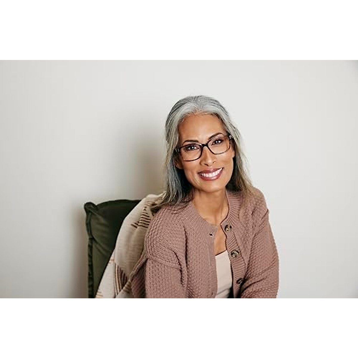 Peepers by PeeperSpecs Women's Nature Walk Soft Square Reading Glasses, Tortoise/Aqua, 49 + 1