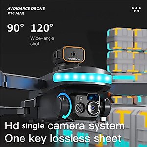 Mini Drone with Camera for Adults 4k Long Range Hd Camera Altitude Hold Headless Mode Fpv Drone Foldable Rc Drone for Kids 8-12 Rc Plane 2.4ghz Wifi Flying Toys Personalized Birthday Gifts