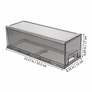 Kichvoe plastic storage drawers plastic containers plastic drawers fridge storage containers fruit container vegetable container fridge drawers pull out pp Storage Box refrigerator