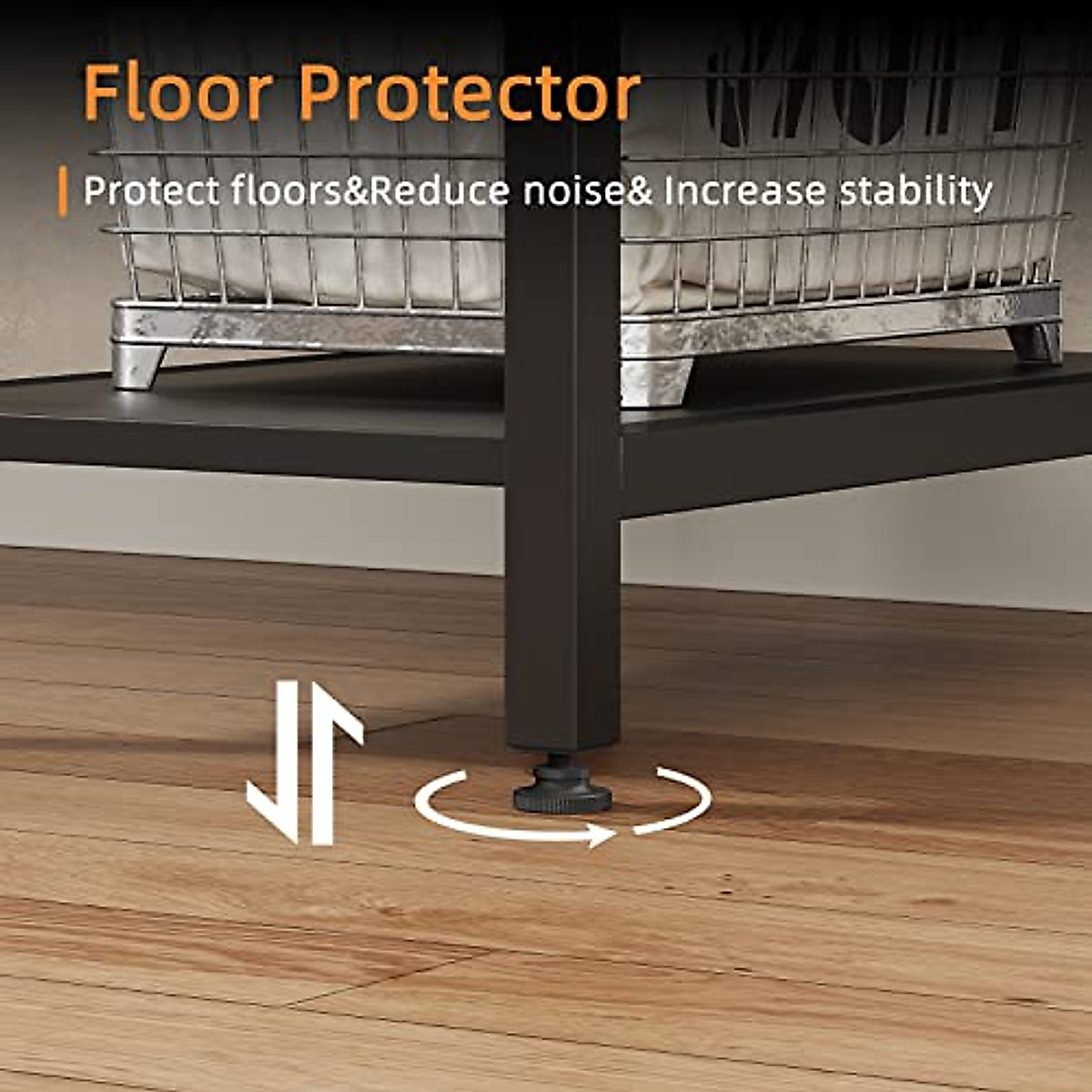 YAOHUOO Computer Desk with Dual Monitor Stands - 48'' Office Desk Writing Desk with 4 Drawers and Keyboard Storage, Work Desk with Dual PC Mainframe Shelves for Storage (Rustic Brown, 48)