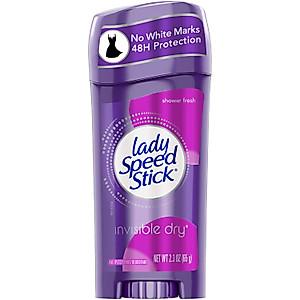 Lady Speed Stick Invisible Dry Shower Fresh Antiperspirant Deordorant, 2.3 oz, Pack of 3