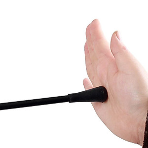 FENJANER Archery Soft Rubber Arrowheads Practice Safety Arrow Tips Hunting Game（Pack of 12） (Black)