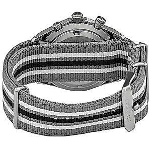 SEIKO Sport Watch SSB401P1, White, Nylon Strap