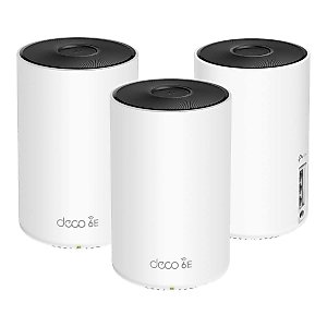 TP-Link Deco AXE5300 Wi-Fi 6E Tri-Band Whole-Home Mesh Wi-Fi System, 3-Pack (Renewed)