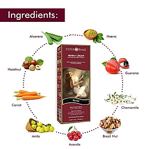 Surya Brasil Henna Cream, Black 2.37 oz