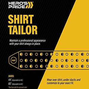 Hero's Pride Shirt Tailor for Police Officers Duty Sports Golf - available in White Gray and upto 60"