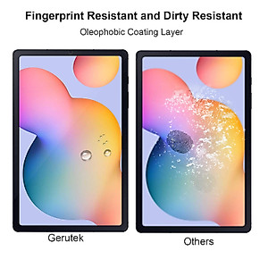 Gerutek [2-Pack Screen Protector for Samsung Galaxy tab S6 lite 10.4 Inch 2024/2022/2020(SM-P620/P625/P613/P619/P615/P610)[Ultra Clear] [Anti Scratch] for Galaxy Tab S6 Lite Tempered Glass Film