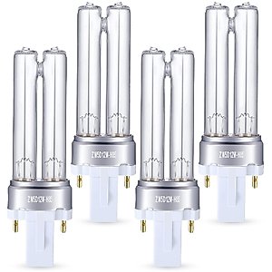 Kittmip LB4000 Replacement Bulb,LB4000 UV-C Bulb Compatible with Germ Guardian Models LB4000 AC4300BPTCA AC4825, AC4850 AC4850PT AC4900, AC4900CA AC5300B AC5350B AC5350W Air Purifier(4 Pack)