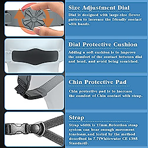 Tontron Adult Kayaking Helmet (Gloss Black Fiber Forest, Medium)