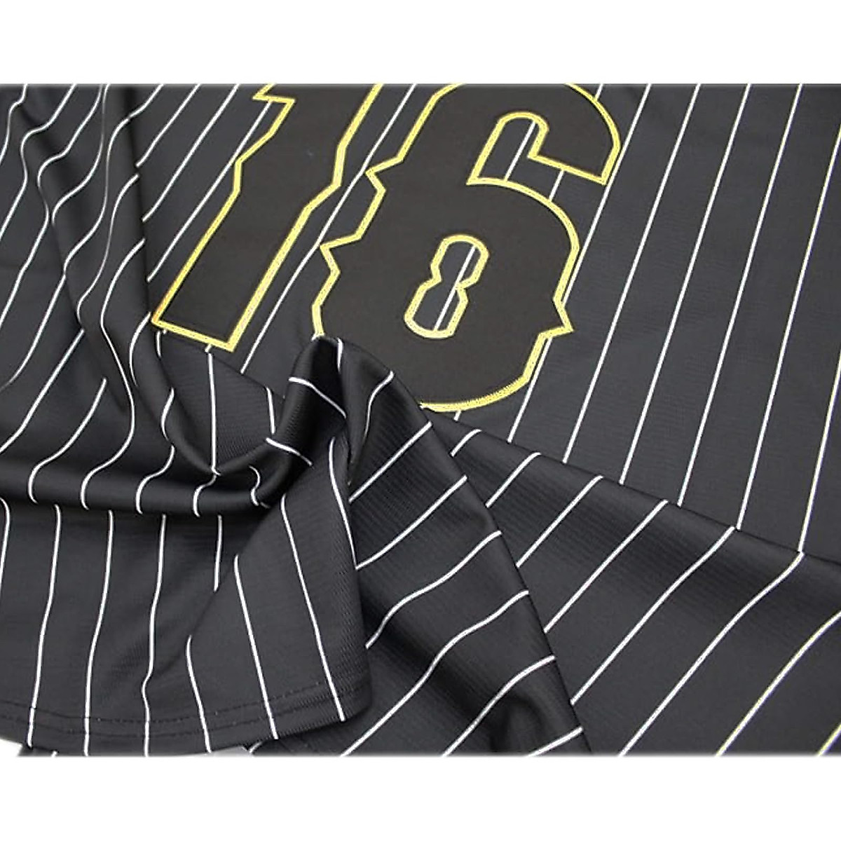 Ohtani #16 Team Japan Baseball Jerseys Sewn Samurai Black Gift Jerseys (Small)