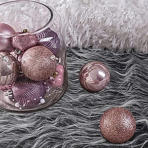 4 Pcs Christmas Faux Fur 10 x 20 Inch Faux Fur Fabric Squares Shaggy Fluffy Fabric Patches Ultra Soft Plush Craft and Hobby Fabric Craft Supply, Halloween Costume, Decoration (Grey)