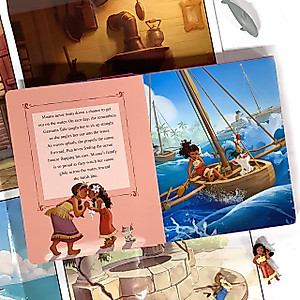 Disney Princess Beginnings My Busy Books - Storybook, 10 figurines, playmat