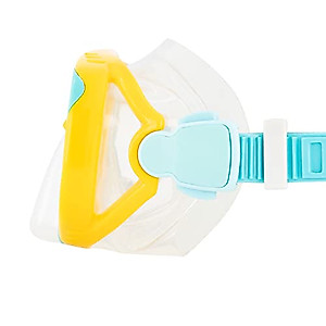 Speedo Unisex-Child Swim Snorkel Dive Mask Anti-Fog with Nose Cover Adventure Series