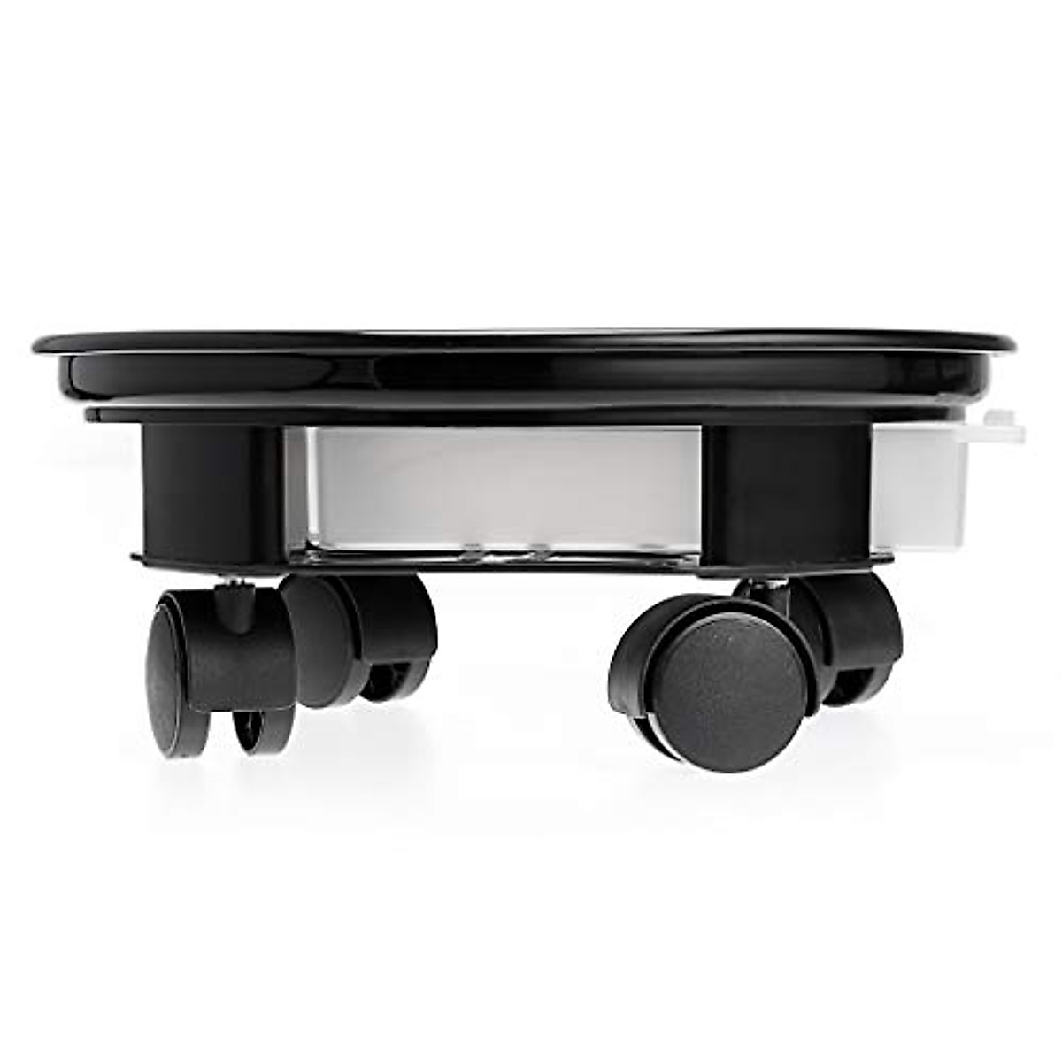 Skelang 13” Plant Caddy Plant Saucer Pot with Moving Water Drawer, Movable Planter Dolly, Plant Stand Pallet for Heavy Planter, Loading Capacity 100 Lbs