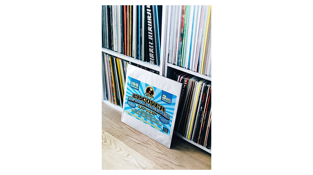 Collector Essentials 100 Clear LP Outer Sleeves - USA Made, 3mil Thick