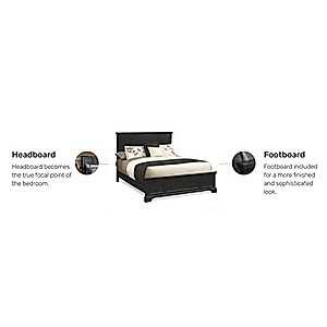 Homestyles Bedford Queen Bed, Black