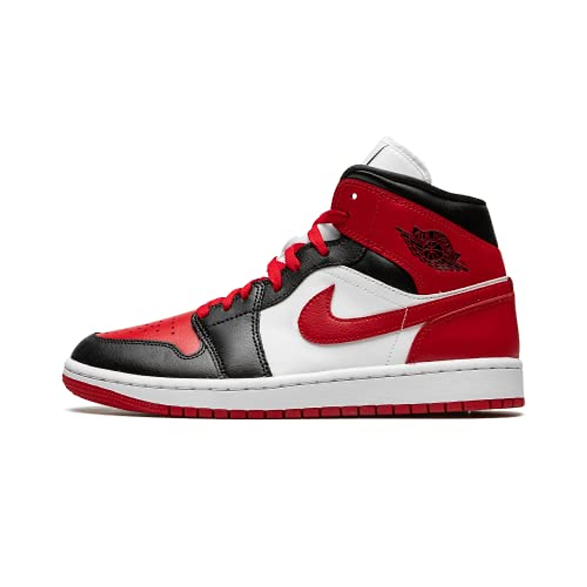 Jordan Womens Air 1 Mid BQ6472 079 Bred Toe - Size 6W